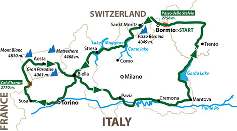 ALPI 4000 - Grand Tour of the Alps and Northern Italy - 22/07/2018 ...